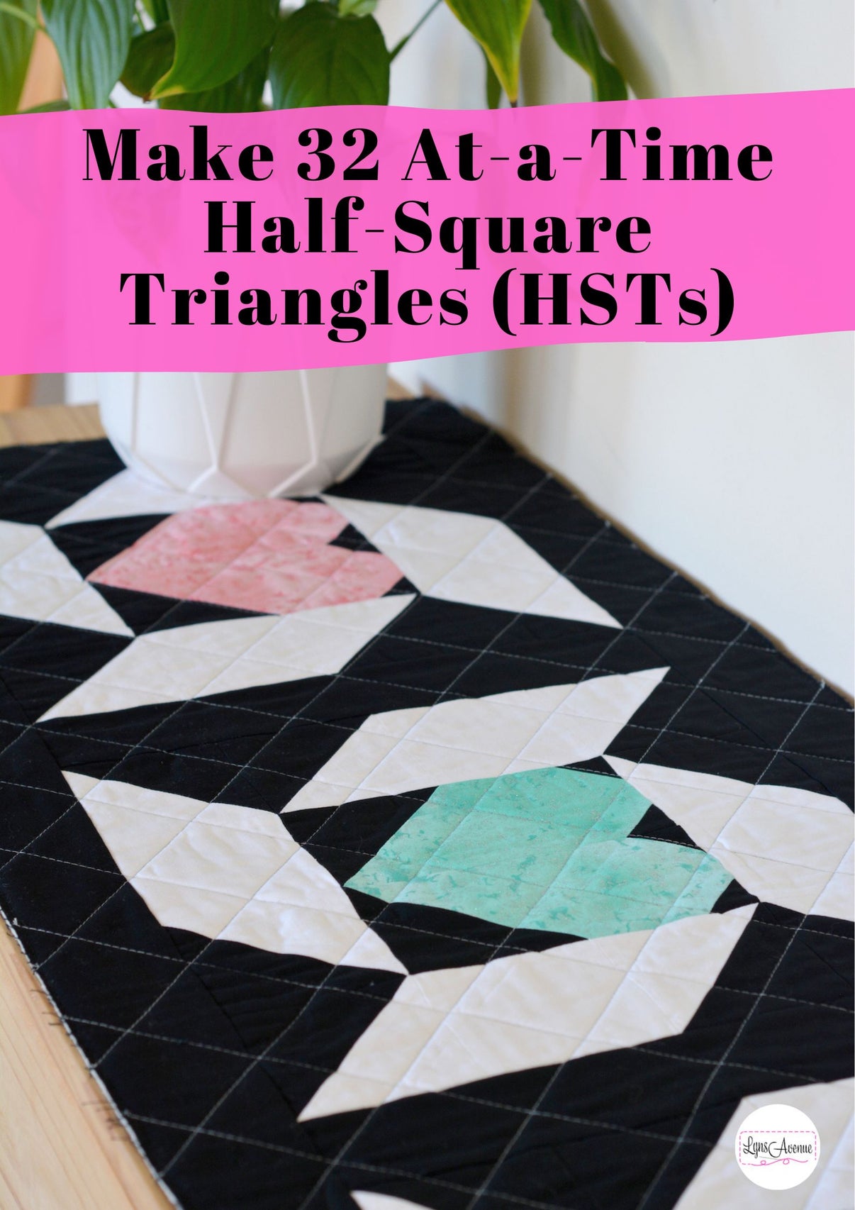 32-at-a-time Half-Square Triangle (HST) + HST Calculations Printable ...